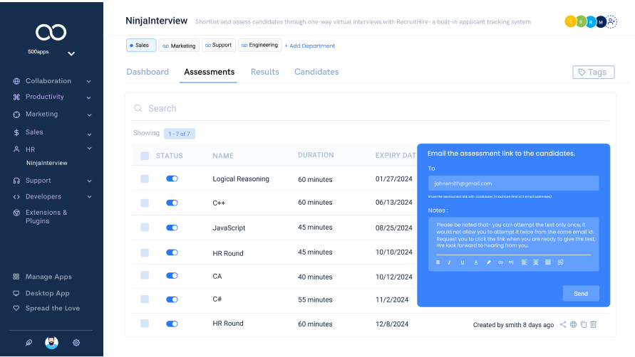 Recruitment Solution | RecruitHire by 500apps
